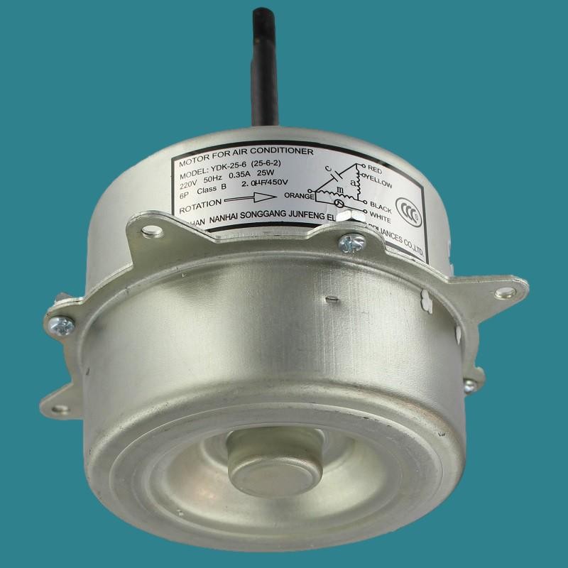 Moteur ventilateur YDK-25-6 de pompe à chaleur